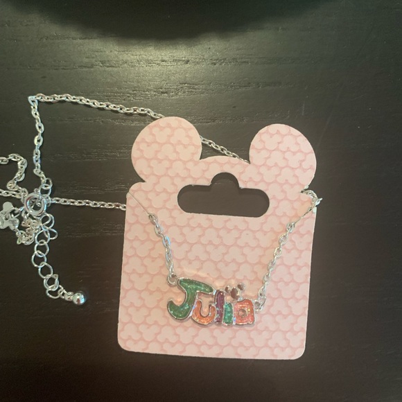 Disney | Accessories | Disney Julia Name Necklace | Poshmark
